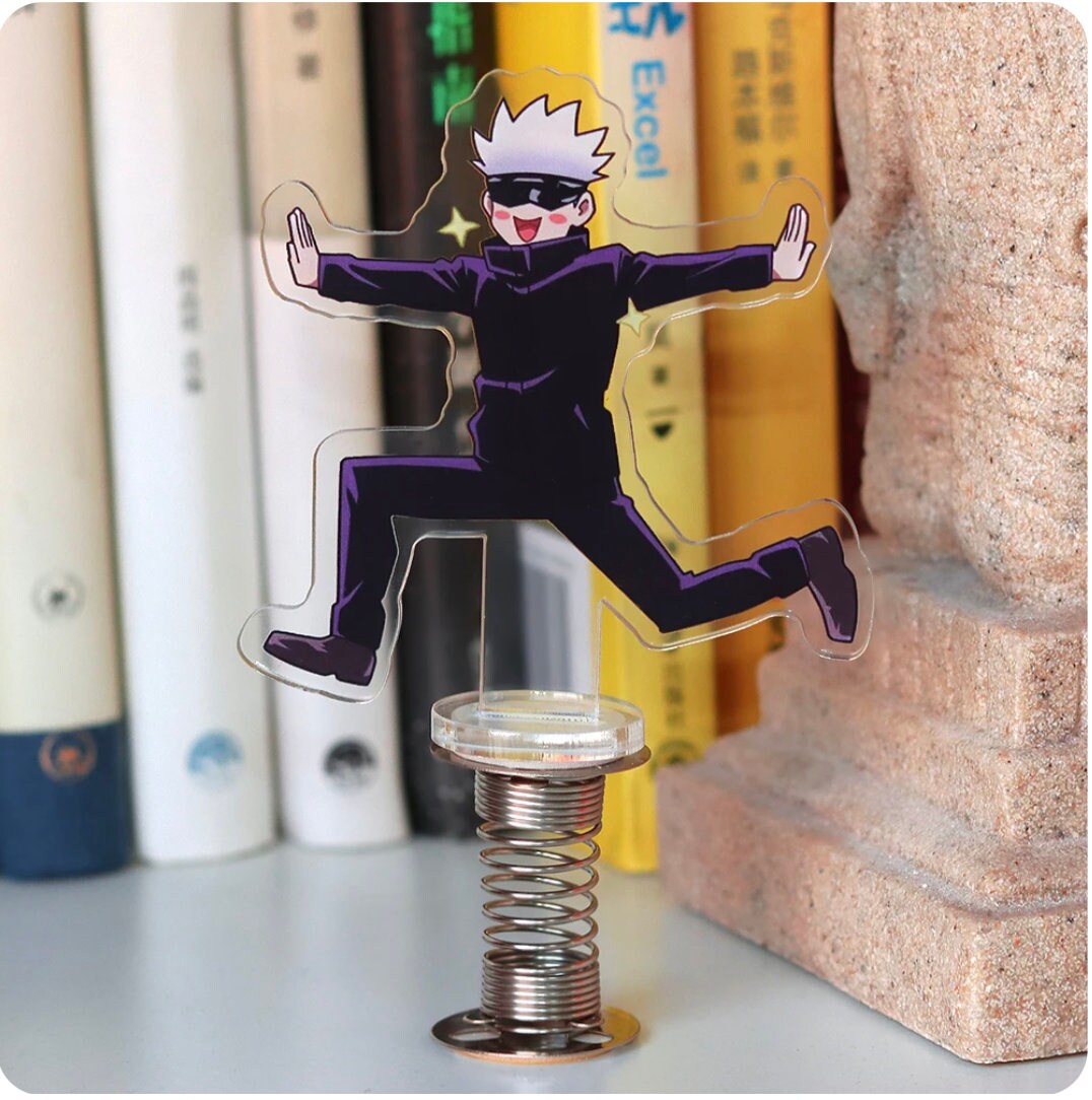 Trendy Jujutsu Kaisen Gojo Spring Bobble - Etsy