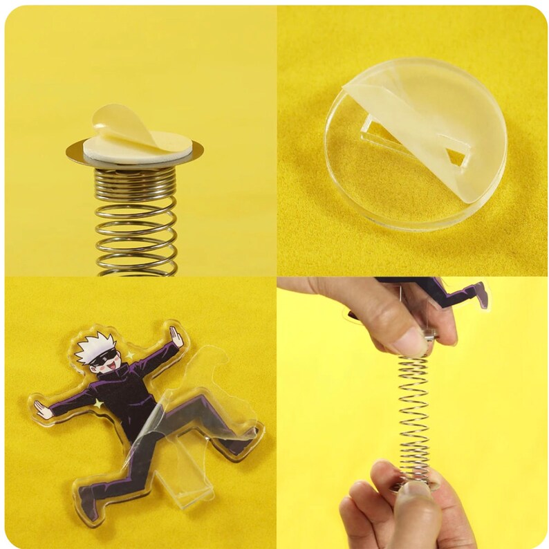 Trendy Jujutsu Kaisen Gojo Spring Bobble - Etsy