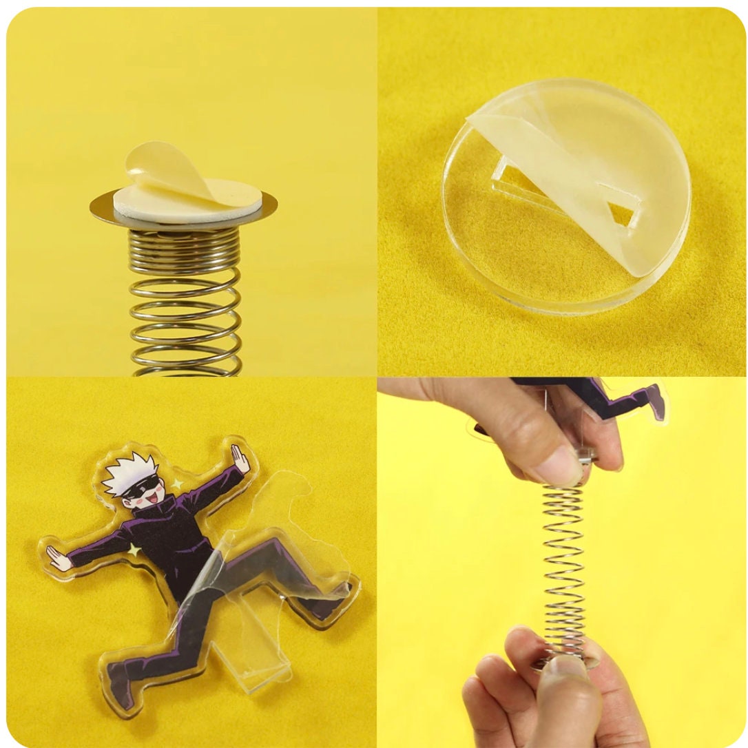 Trendy Jujutsu Kaisen Gojo Spring Bobble - Etsy