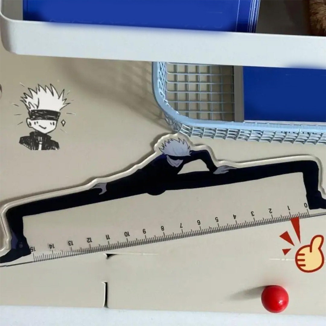 Anime Jujutsu Kaisen Gojo Satoru Cute Ruler, Stationary, Back to School ...