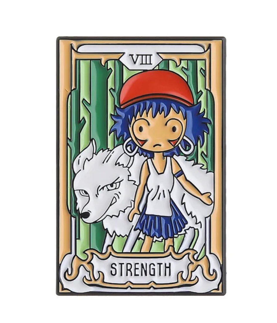 Anime Studio Ghibli Tarot Card Enamel Pins Custom Totoro Brooches Lapel ...