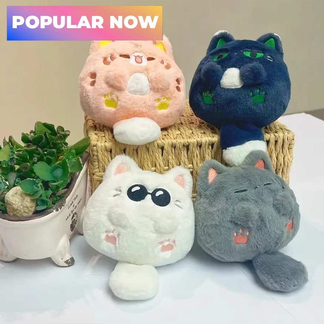 Jujutsu Kaisen Gojo Satoru, Suguru Geto Keychain Kitty Cat Plush ...