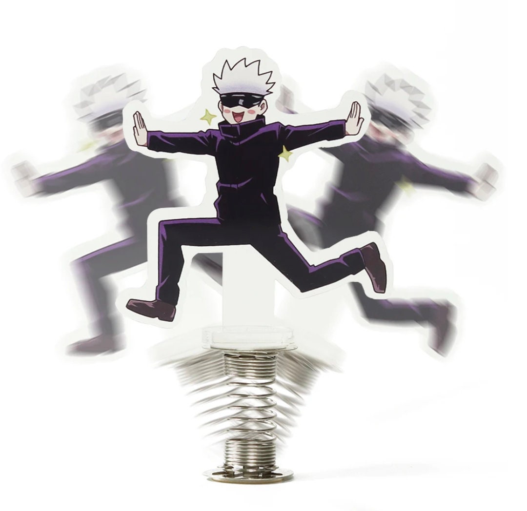 Trendy Jujutsu Kaisen Gojo Spring Bobble - Etsy