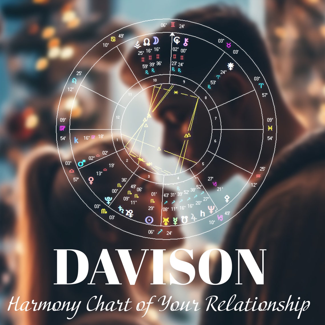 Valentine's Day Relationship Birth Chart - Etsy