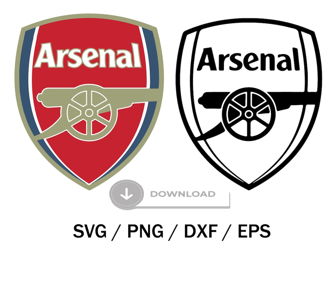 Arsenal SVG, PNG, PDF & Dxf Files, T-shirt Design, Digital Prints ...