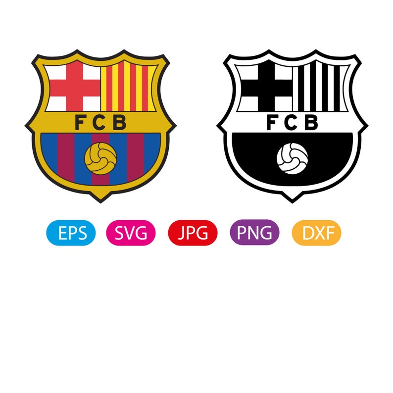 Barcelona FC Svg Png Dxf Cricut File, Svg Bundle, Sticker, Cricut Svg ...