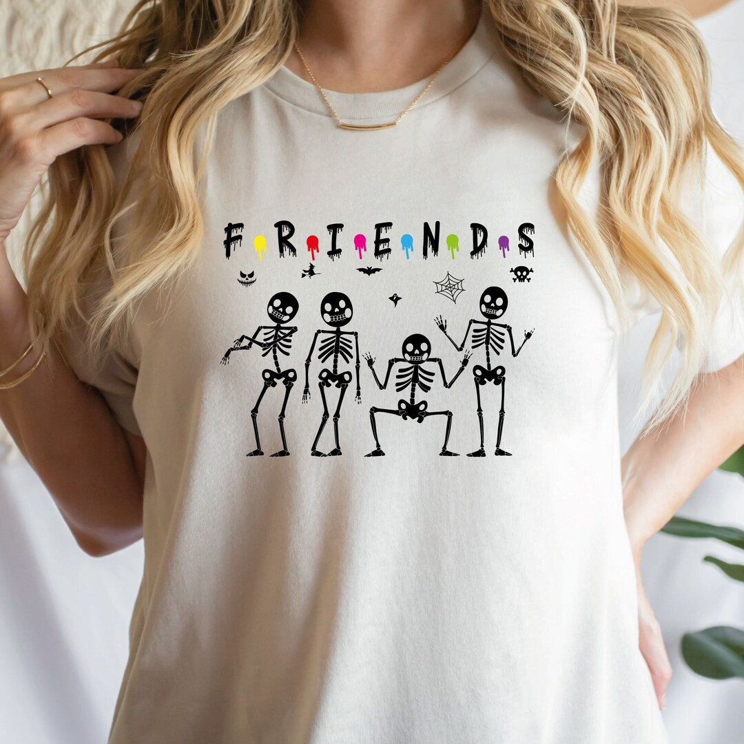 Halloween Skeletons Friends Svg, Friends Svg, Skeletons Svg, Vinyl Cut ...