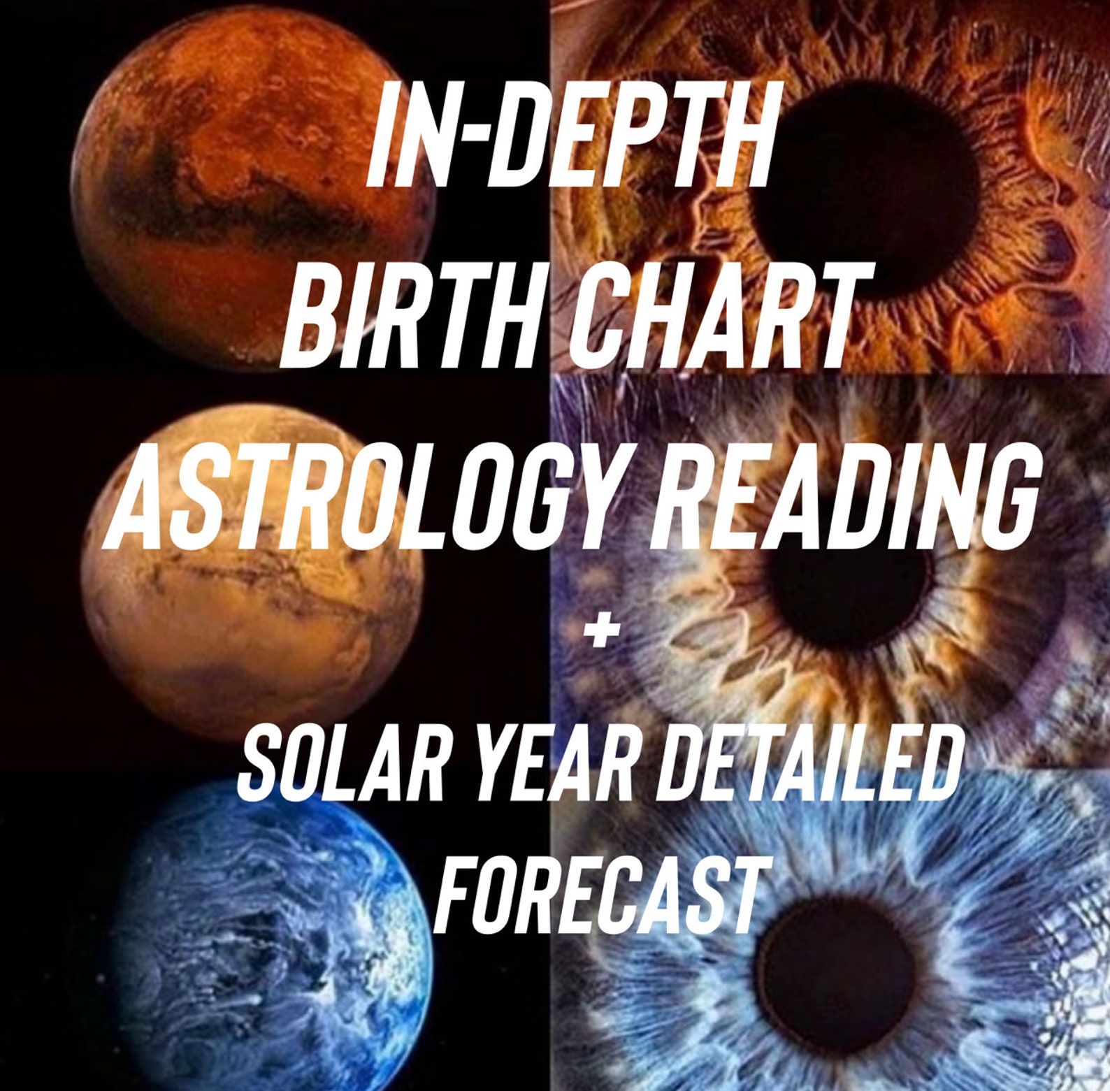 Natal Chart Reading, Detailed Birth Chart Astrology Reading, Full Natal ...
