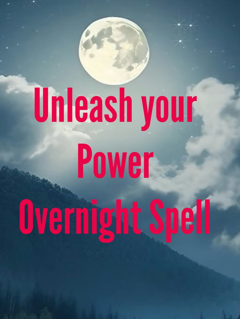 Personal Empowerment Magic Spell Unleash Power Mystic Ritual - Etsy
