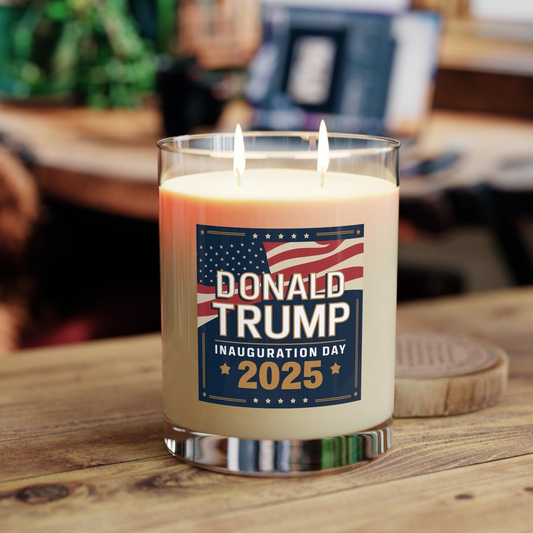 Donald Trump Inauguration Day 2025 Scented Candle, Patriotic Gift ...