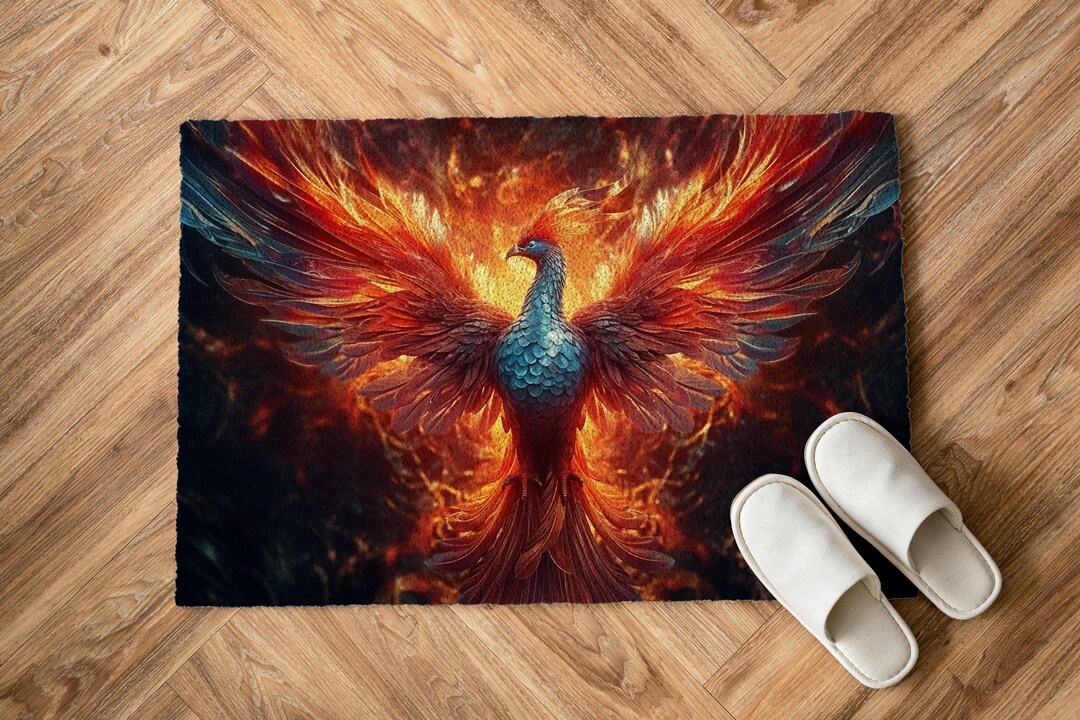 Phoenix Rug Aesthetic Rug for Bedroomexotic Home Decor - Etsy