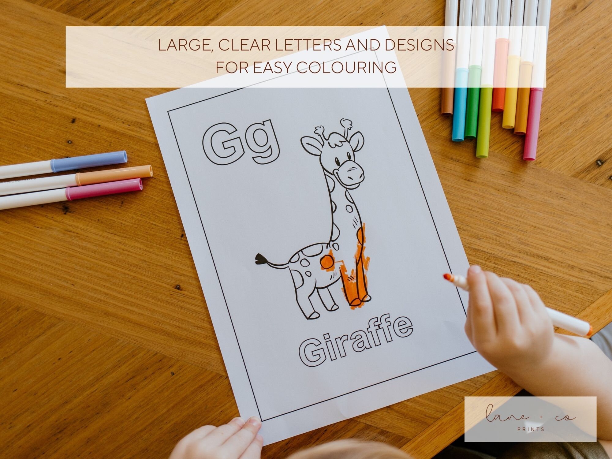 Toddler A-Z Animal Alphabet Colouring Pages - Instant Download, Toddler ...
