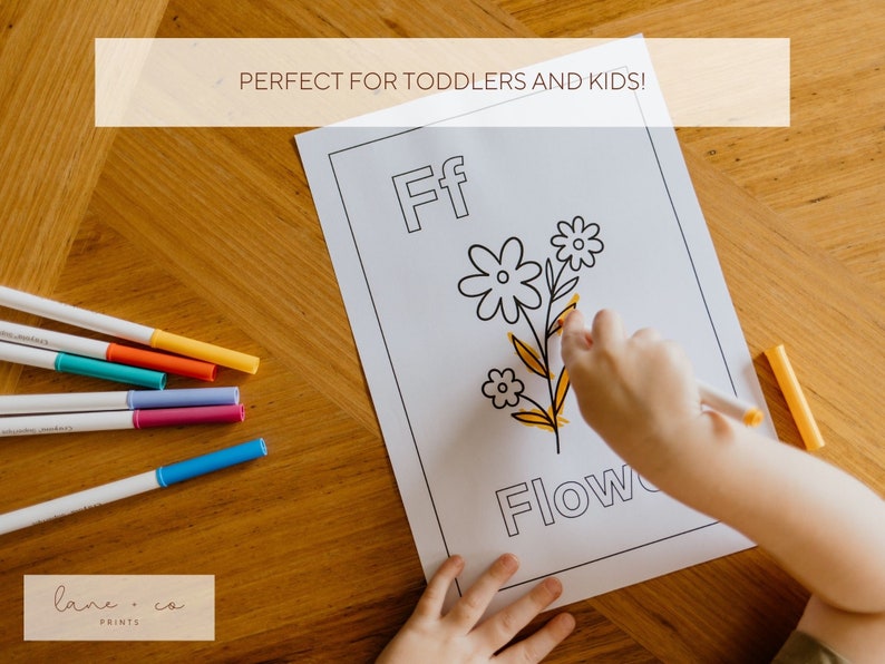 Toddler A-Z Alphabet Colouring Pages - Instant Download, Toddler and ...