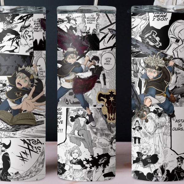 Black Clover Manga Panel - Etsy