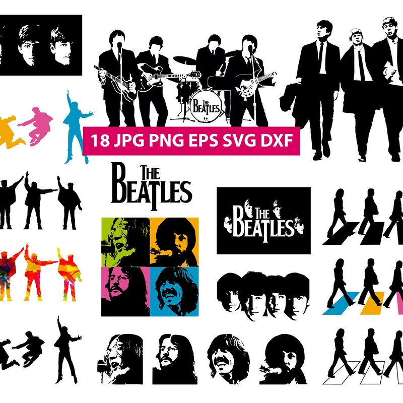The Beatles Svg - Etsy