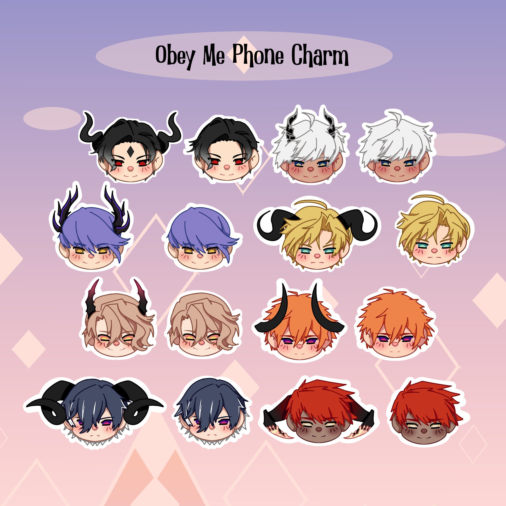 Obey Me Phone Charm - Etsy