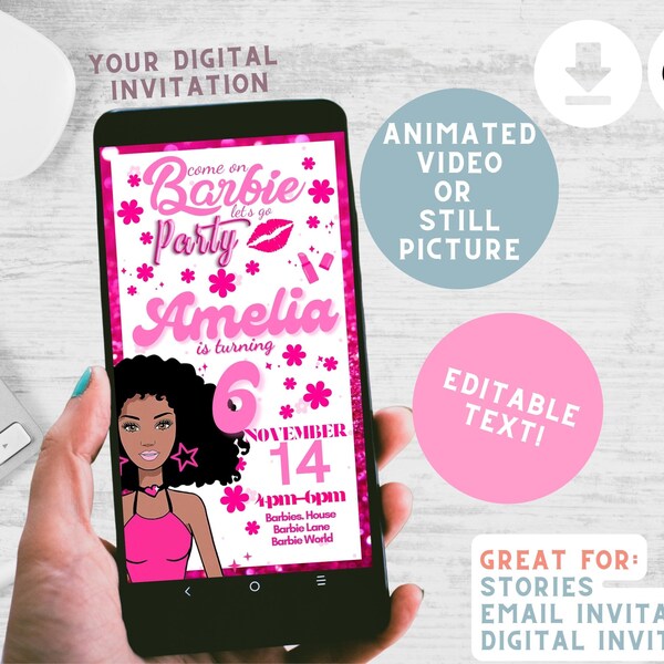 Black Barbie Birthday - Etsy