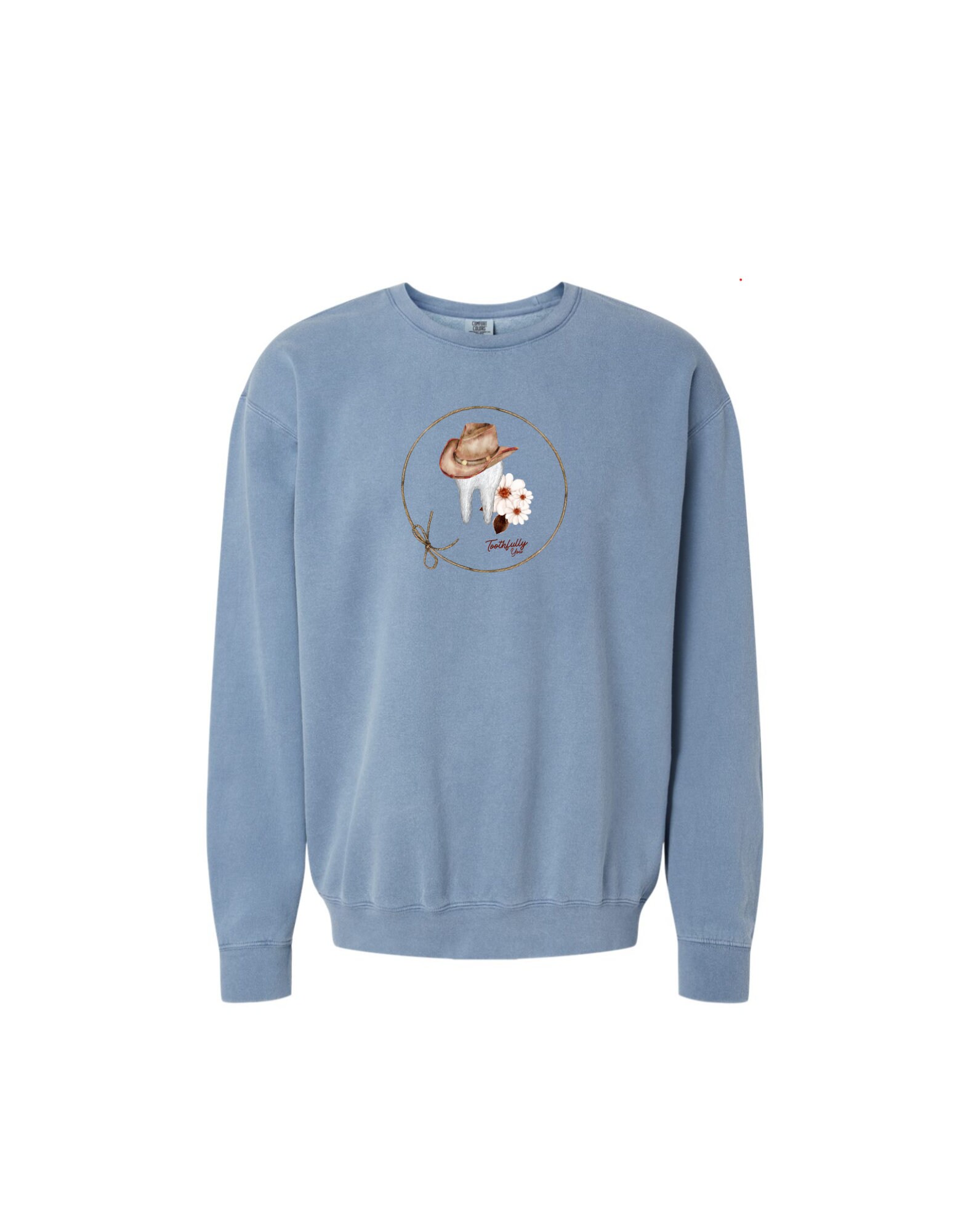 Dental Hygiene Western Sweatshirt Tooth Themed Sweater Comfort Colors ...