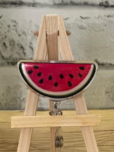 Glitter Watermelon Badge - Etsy