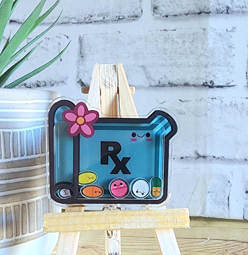 Pharmacy RX Shaker Badge - Etsy