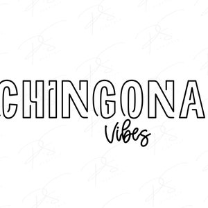 Chingona Vibes PNG Spanish - Etsy