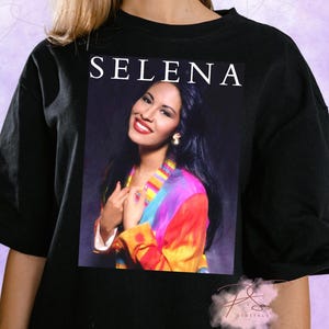 Selena PNG, Digital File, Selena Quintanilla, Colorful T-shirt - Etsy