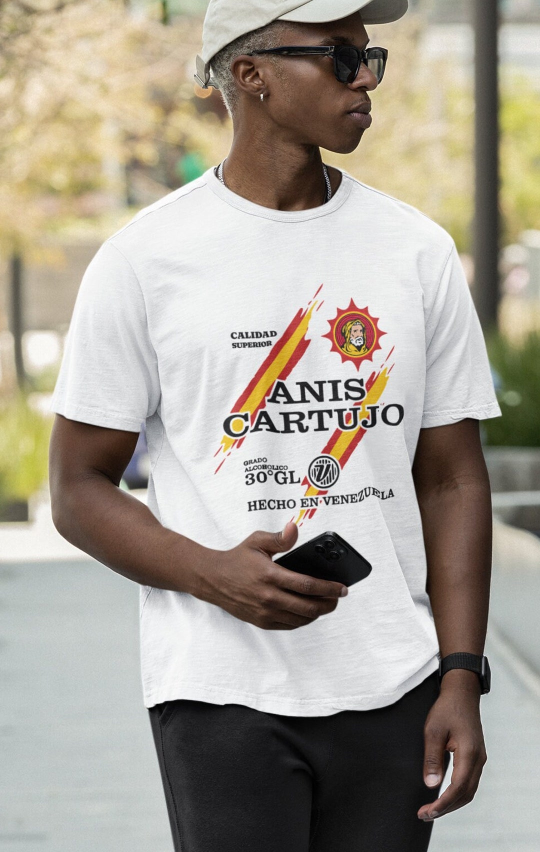Anis Cartujo T-shirt: Venezuelan Retro Tee, Unisex Bella Canvas - Etsy