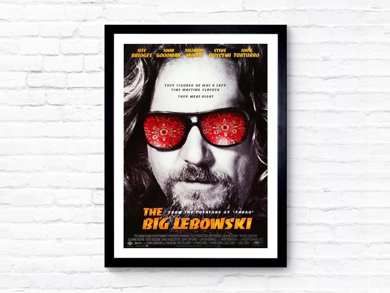 The Big Lebowski 1998 Movie Poster Film Poster Cinema - Etsy