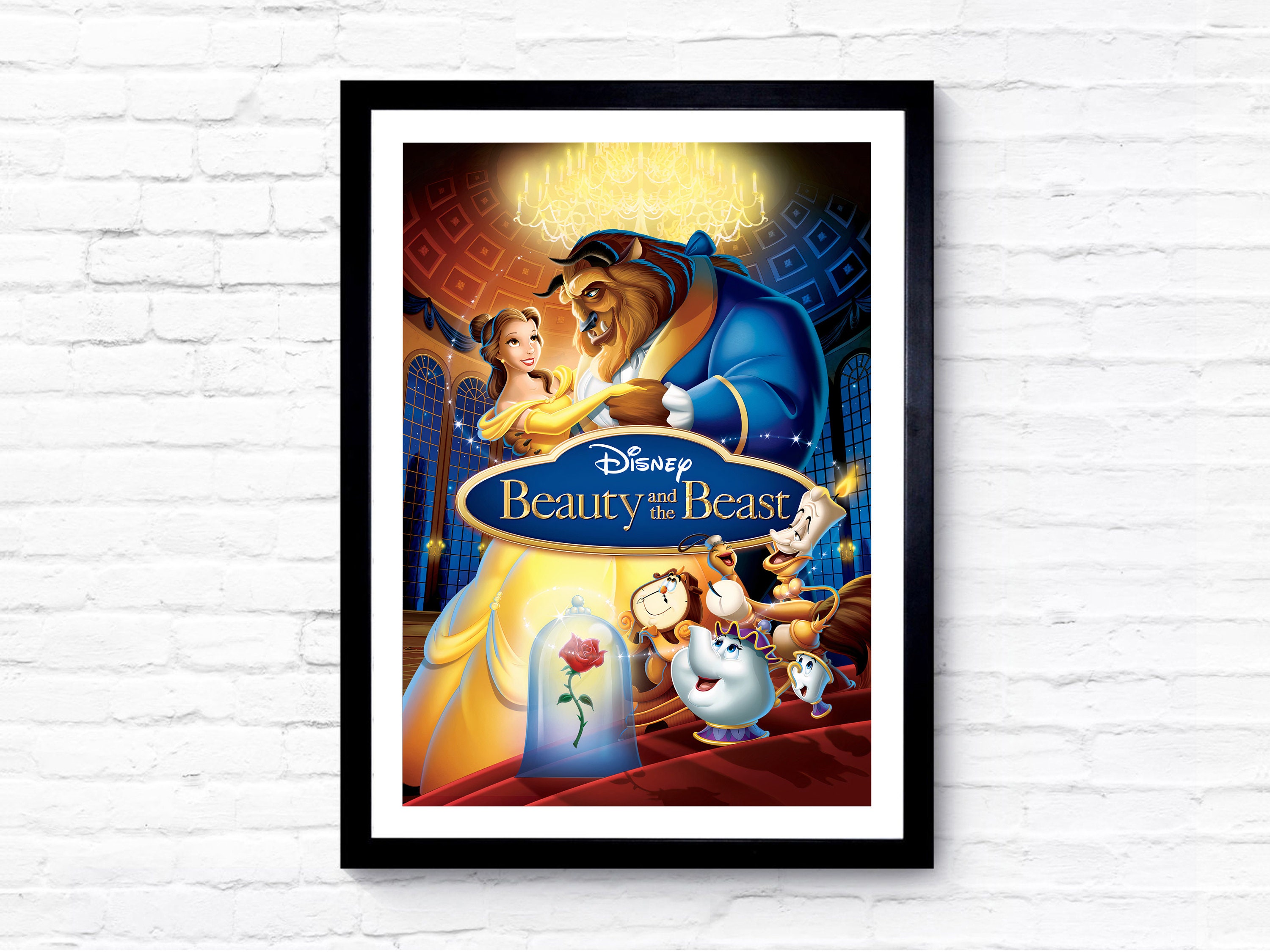 Beauty and the Beast 1991 Movie Poster Film Poster Cinema Poster A1/A2 ...