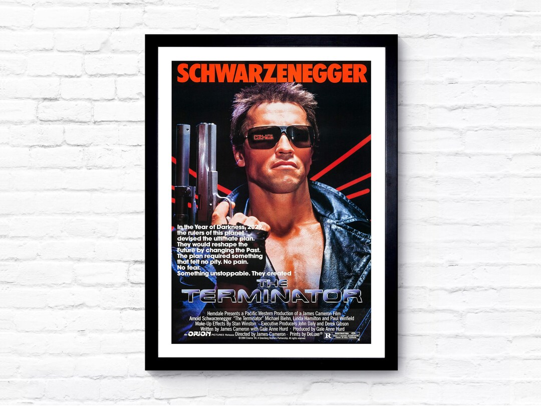 The Terminator - 1984 - Movie Poster - Film Poster - Cinema Poster - A1 ...