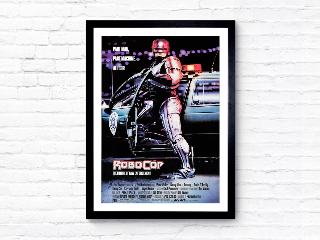 Robocop - 1987 - Movie Poster - Film Poster - Cinema Poster - A1/A2/A3 ...