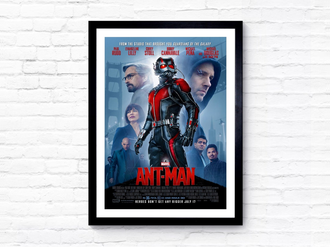 Ant-man - 2015 - Movie Poster - Film Poster - Cinema Poster - A1/A2/A3 ...