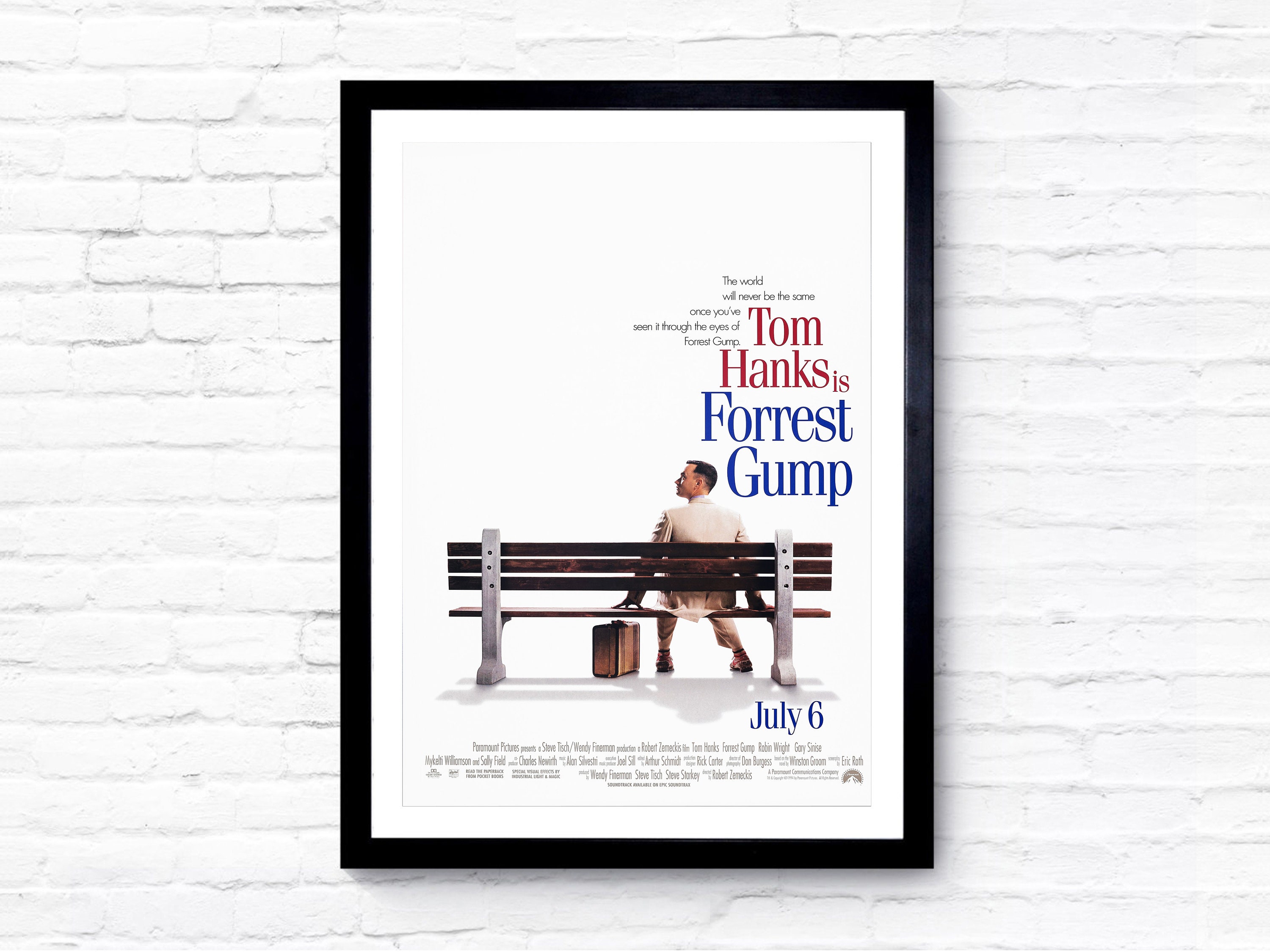 Forrest Gump 1994 Movie Poster Film Poster Cinema - Etsy