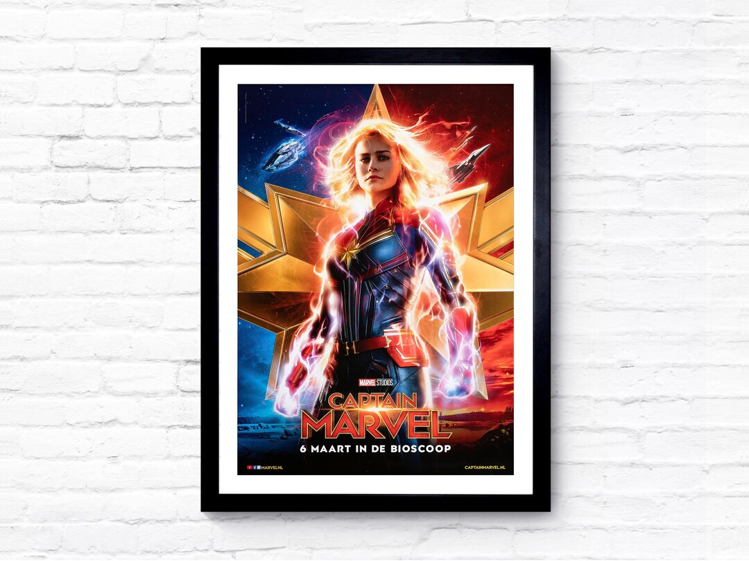 Captain Marvel - 2019 - Movie Poster - Film Poster - Cinema Poster - A1 ...