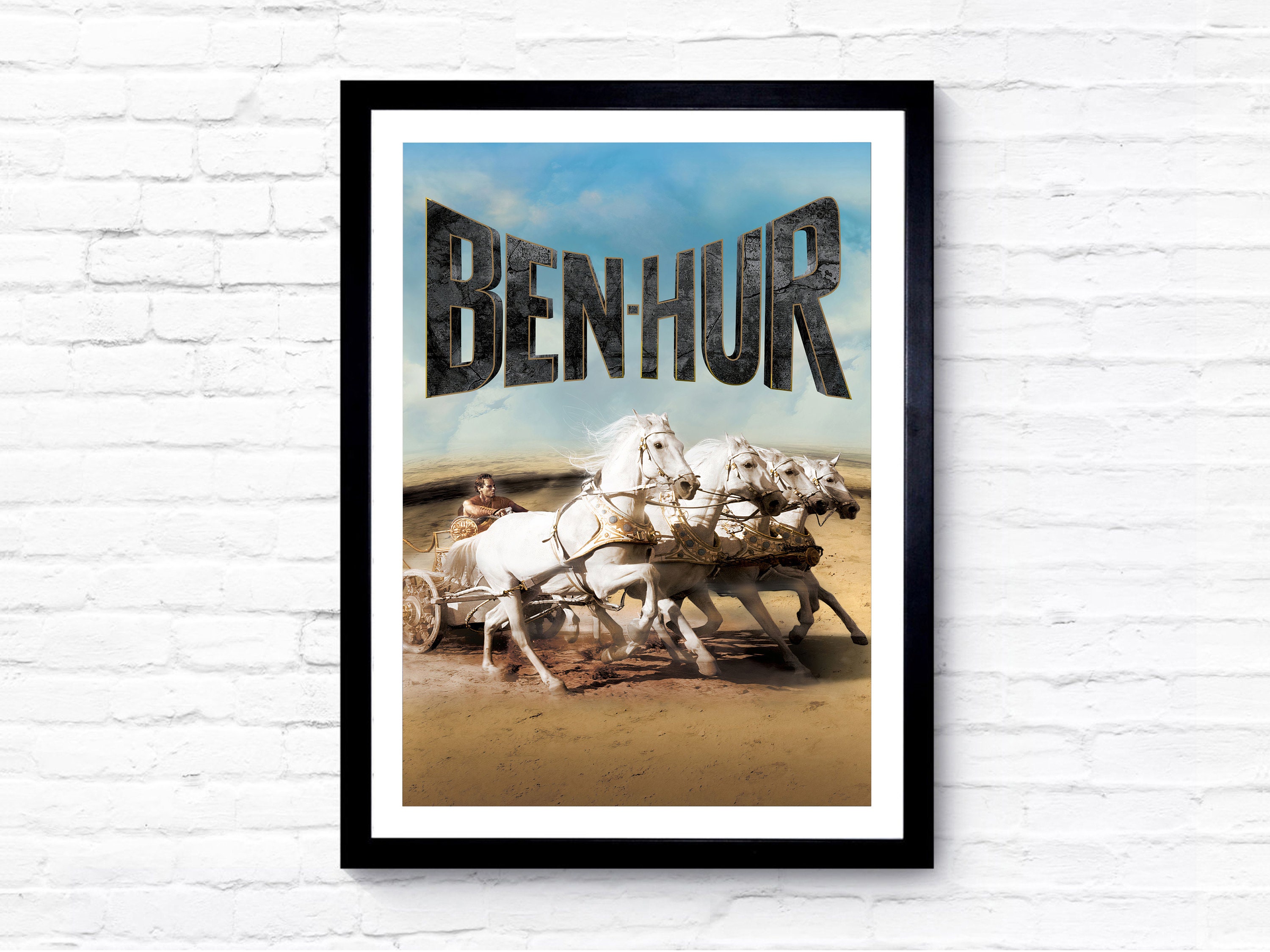Ben-hur 1959 Movie Poster Film Poster Cinema Poster - Etsy