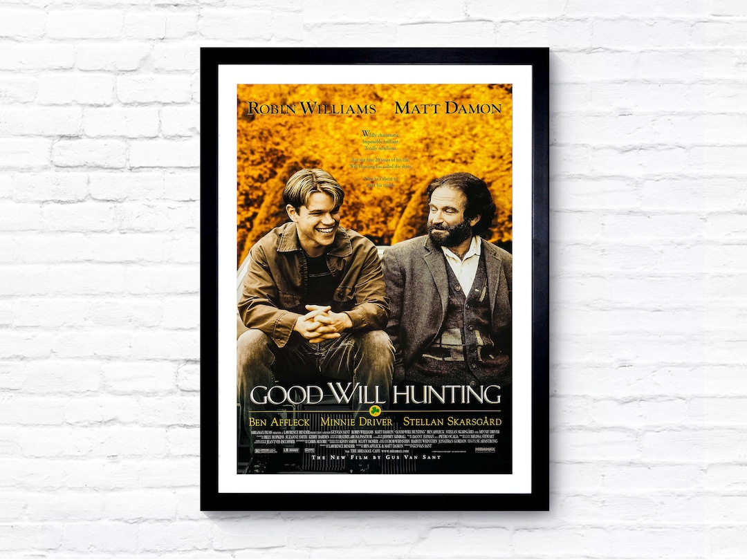 Good Will Hunting - 1997 - Movie Poster - Film Poster - Cinema Poster ...
