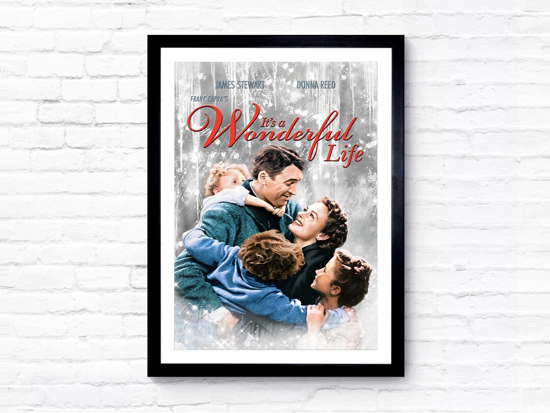 It's a Wonderful Life - 1946 - Movie Poster - Film Poster - Cinema ...