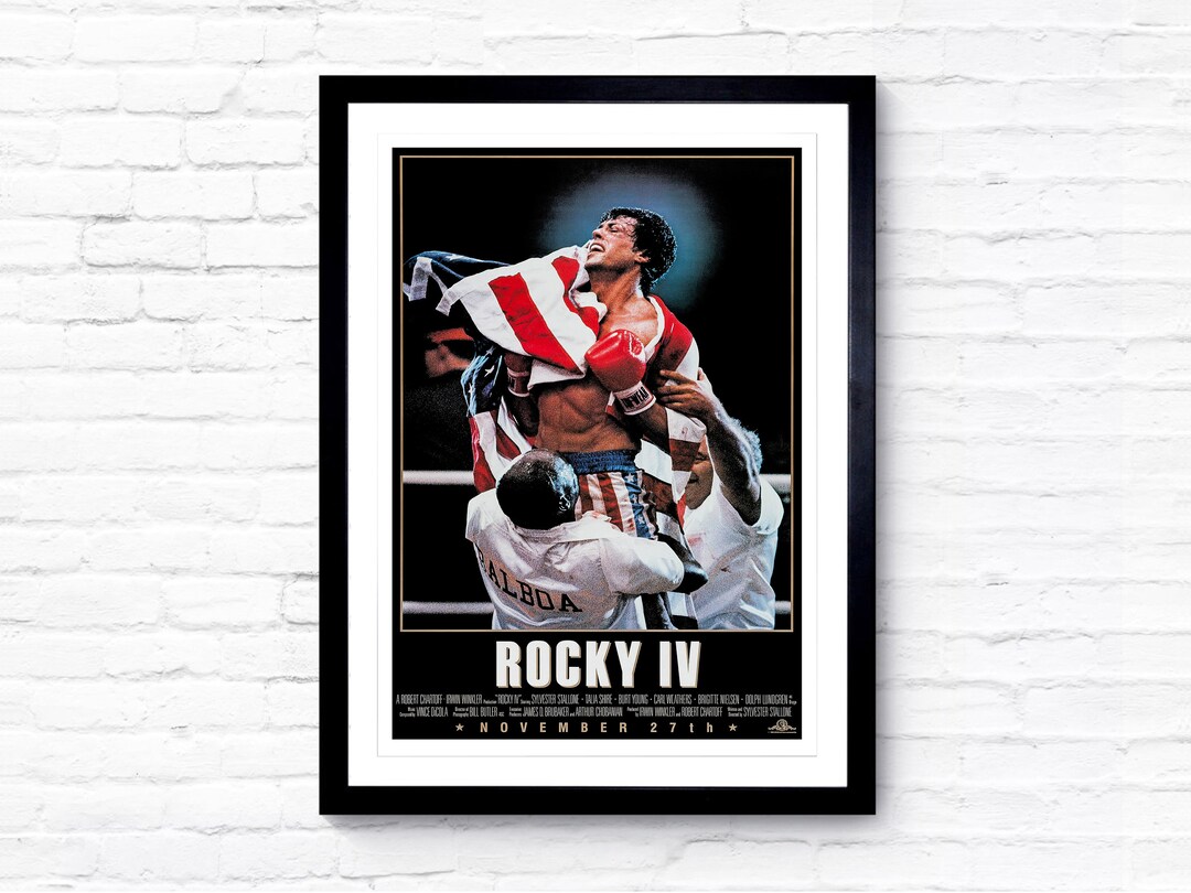 Rocky IV - Rocky 4 - 1985 - Movie Poster - Film Poster - Cinema Poster ...
