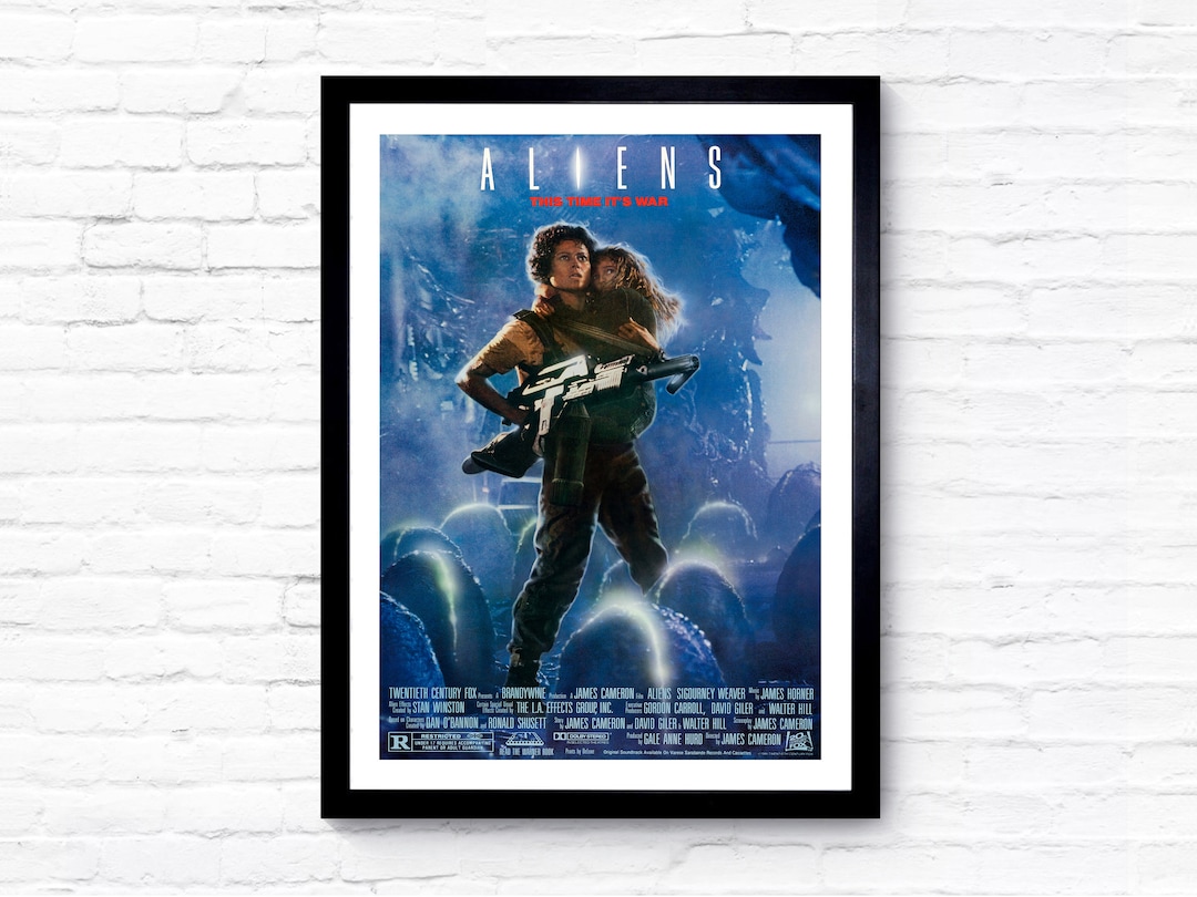 Aliens - 1986 - Movie Poster - Film Poster - Cinema Poster - A1/A2/A3 ...