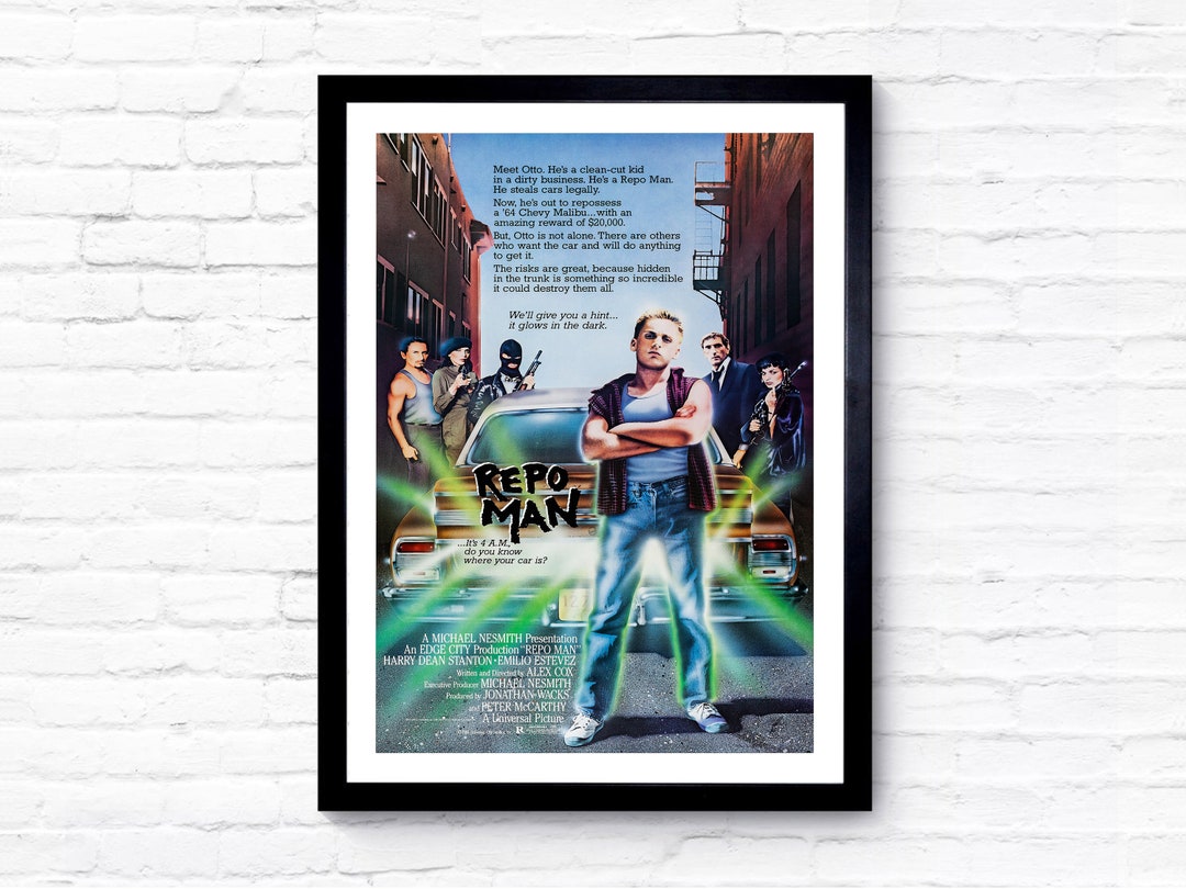 Repo Man - 1984 - Movie Poster - Film Poster - Cinema Poster - A1/A2/A3 ...