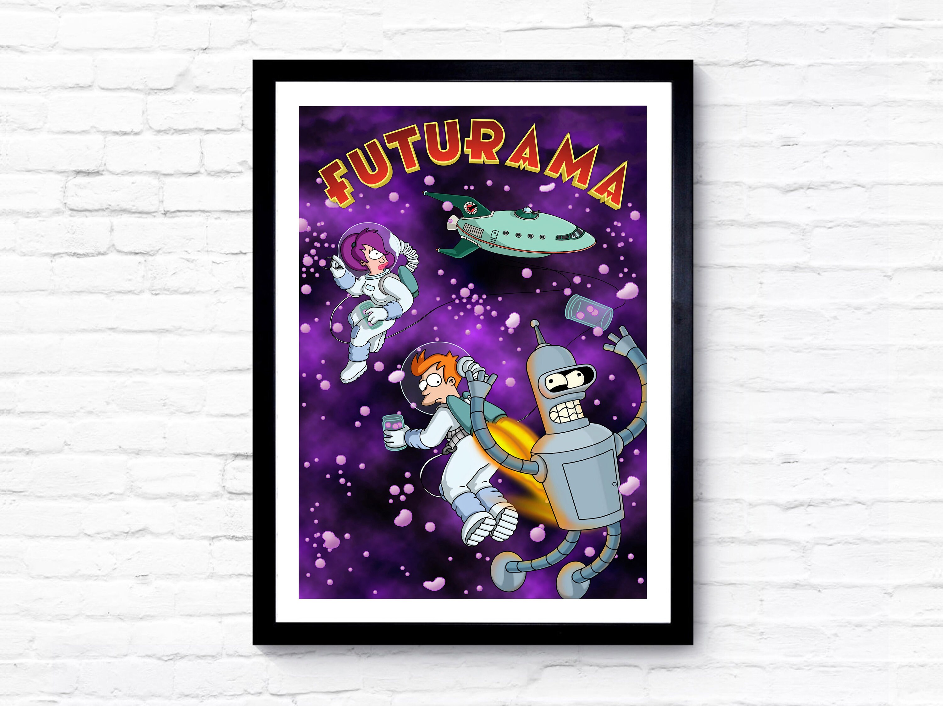 Futurama - 1999 - TV Series - Movie Poster - Film Poster - Cinema ...