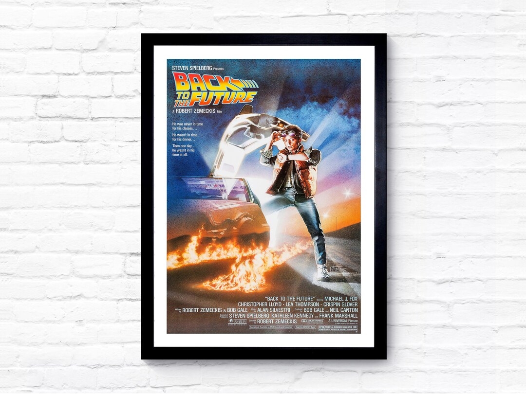 Back to the Future - 1985 - Movie Poster - Film Poster - Cinema Poster ...