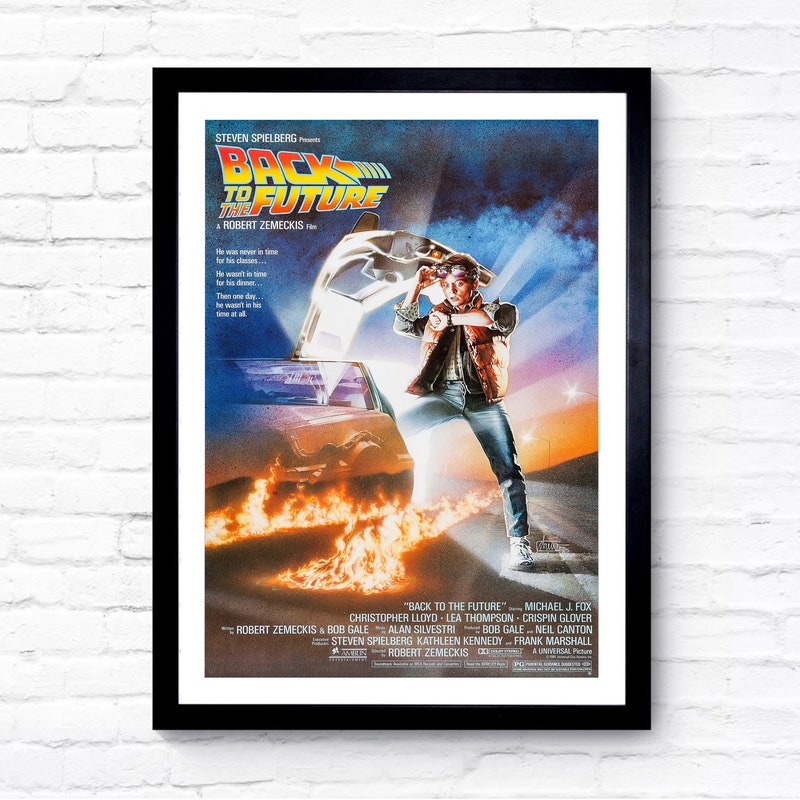 Back to the Future Regan Movie Poster in Movie - Etsy New Zealand
