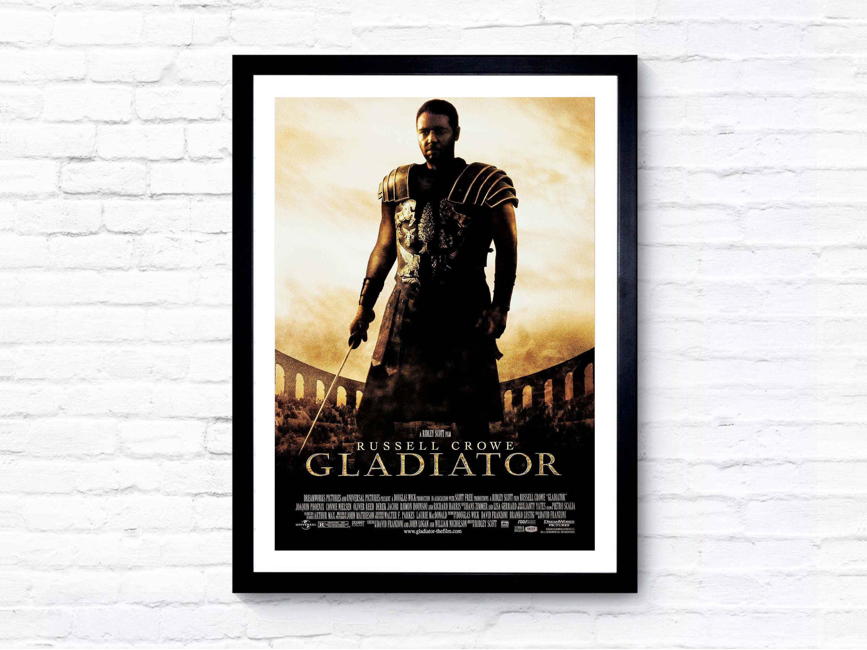 Gladiator 2000 Movie Poster Film Poster Cinema Poster - Etsy