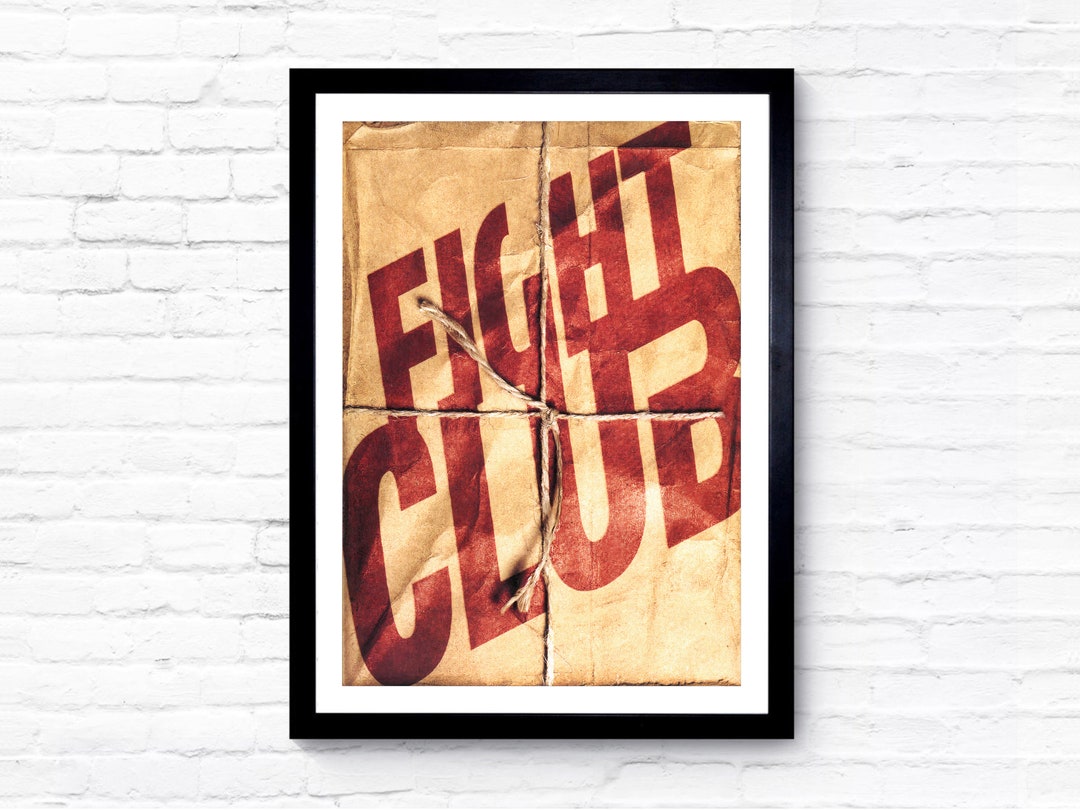 Fight Club - 1999 - Movie Poster - Film Poster - Cinema Poster - A1/A2 ...