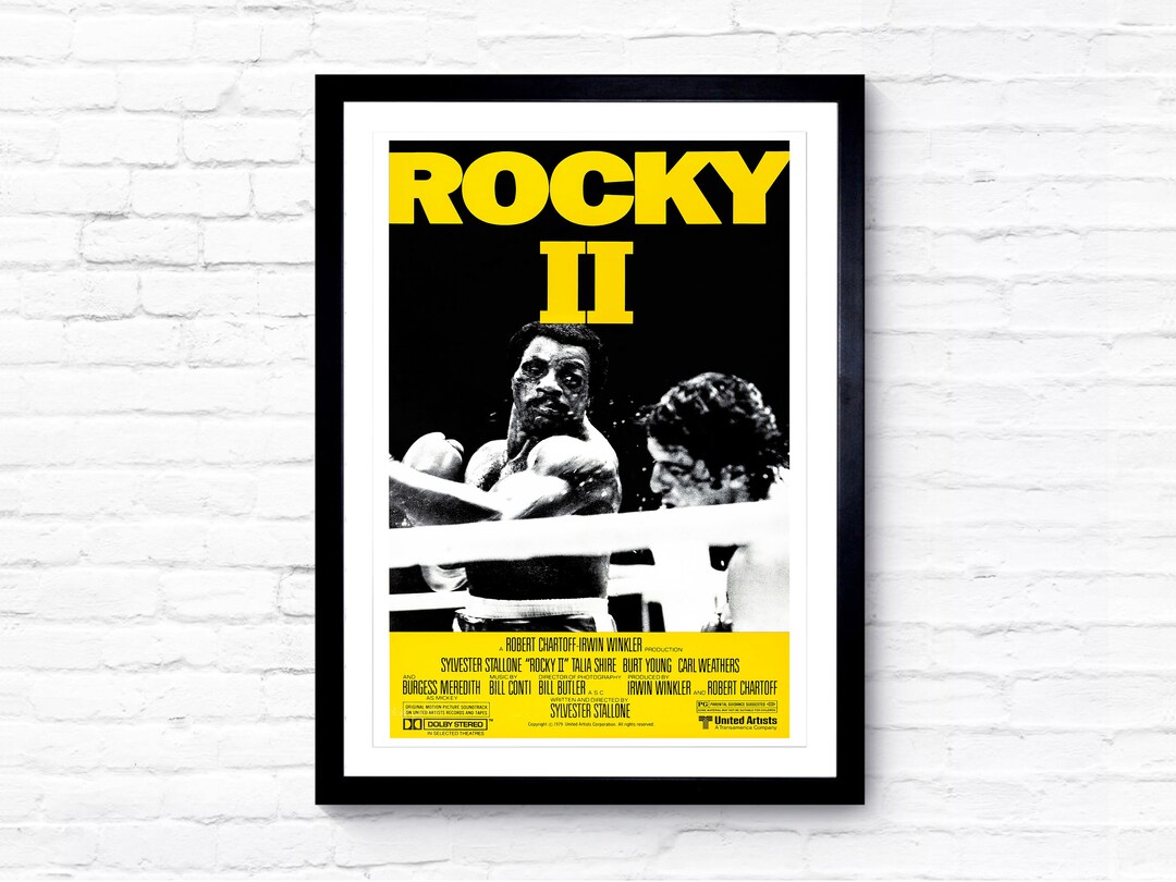 Rocky II - Rocky 2 - 1979 - Movie Poster - Film Poster - Cinema Poster ...