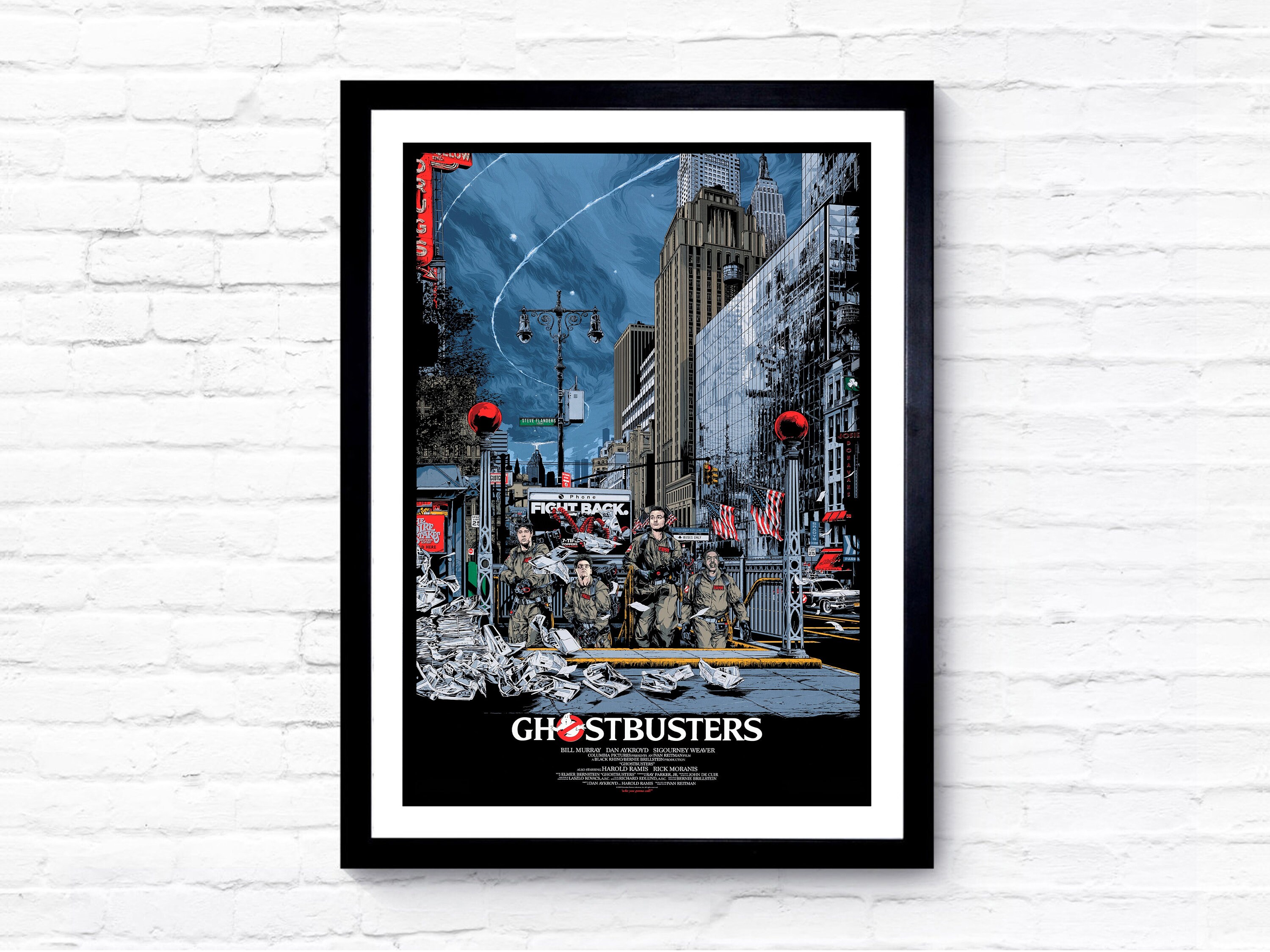Ghostbusters - 1984 - Movie Poster - Film Poster - Cinema Poster - A1 ...