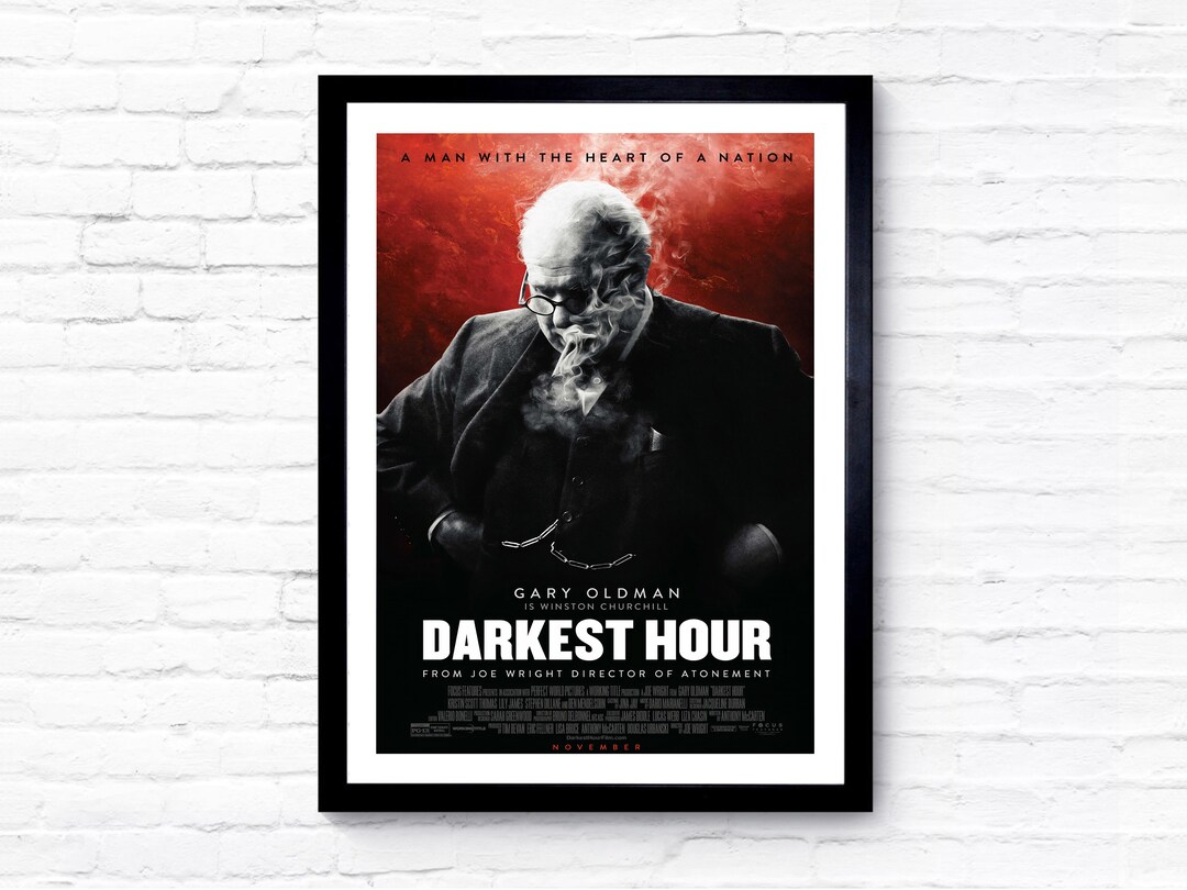 Darkest Hour - 2017 - Movie Poster - Film Poster - Cinema Poster - A1 ...
