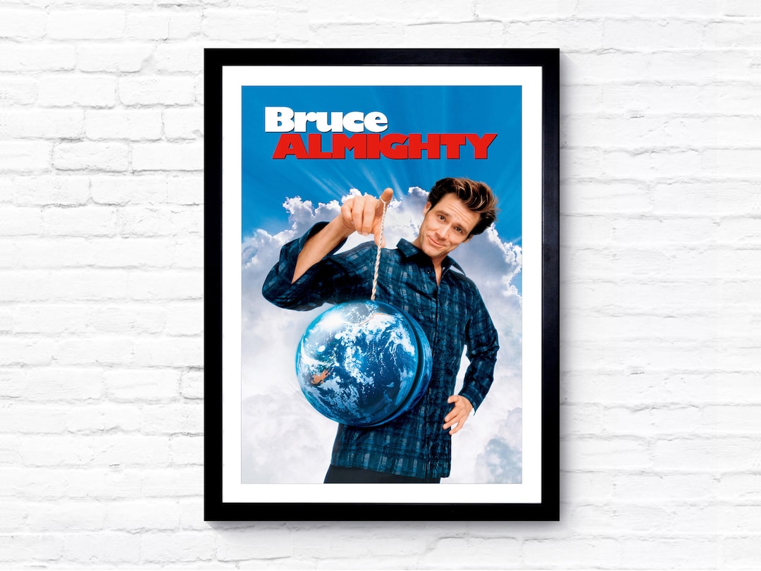 Bruce Almighty - 2003 - Movie Poster - Film Poster - Cinema Poster - A1 ...