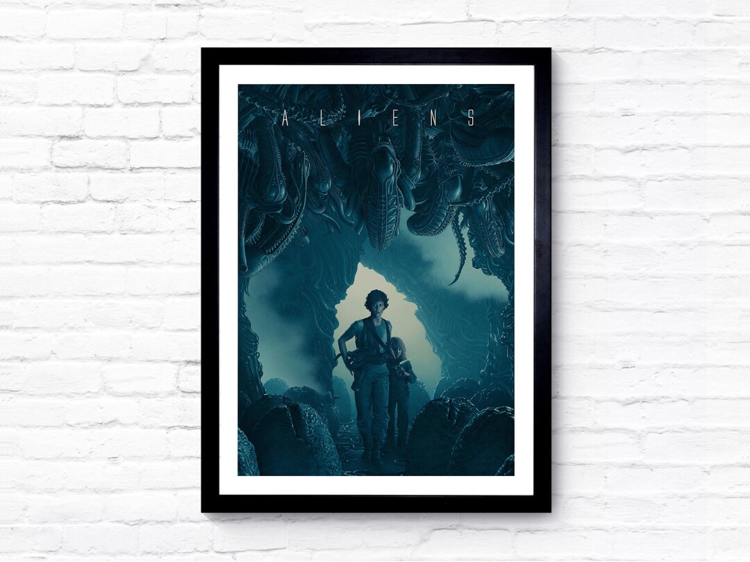 Aliens - 1986 - Movie Poster - Film Poster - Cinema Poster - A1/A2/A3 ...